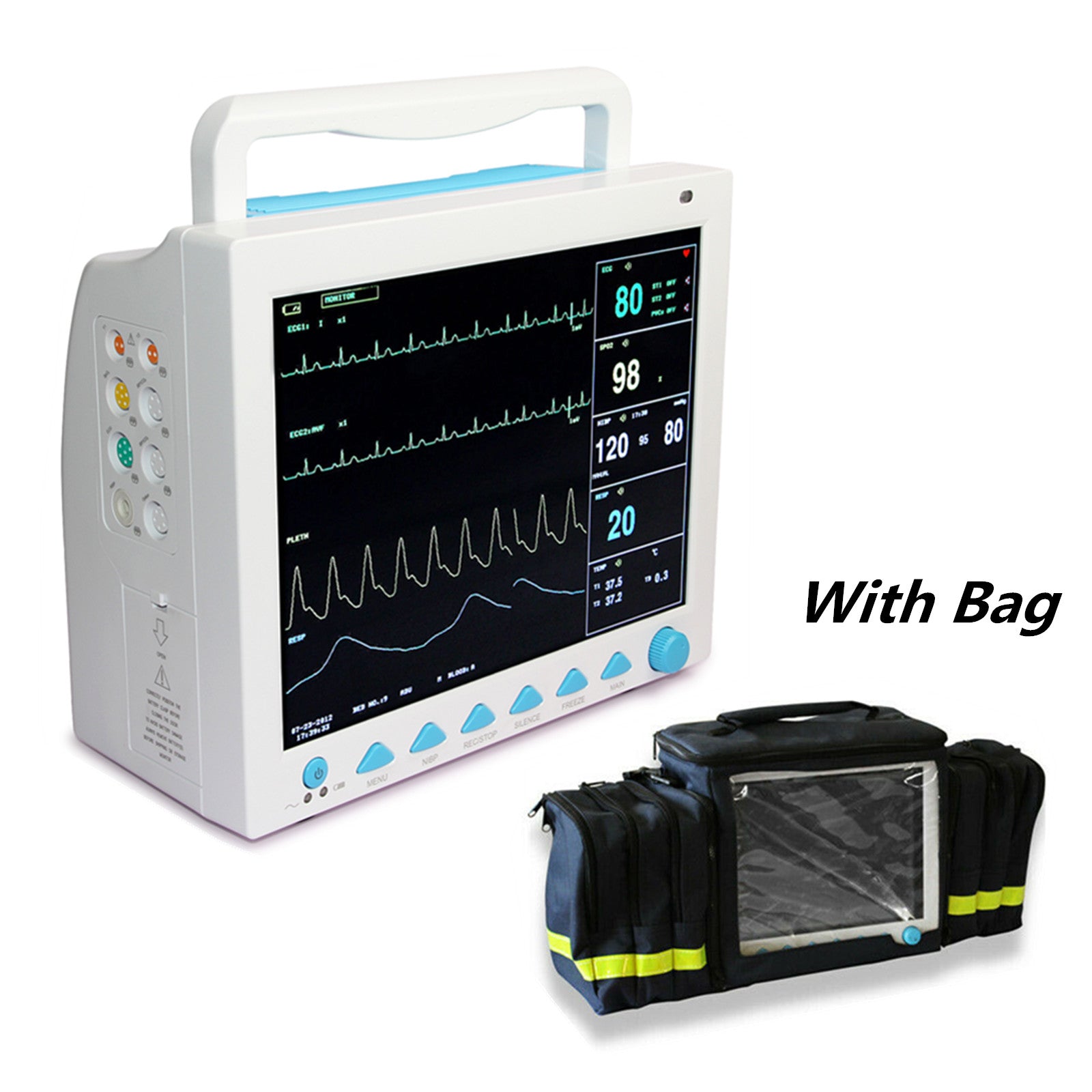 Contec Cms8000 6 Parameters Icu Ccu Lcd Patient Monitor Multi Language