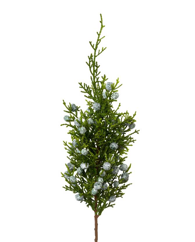 Mű Boróka ág 30 Cm Zöld Juniperus Loftandvintage