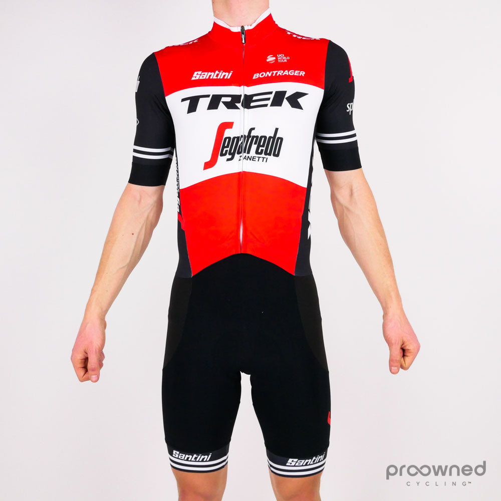 Santini Ss Vega Thermal Speedsuit Trek Segafredo Cykom