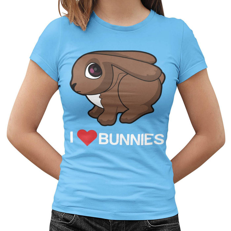 I Love Bunnies T Shirt Sock Junkee