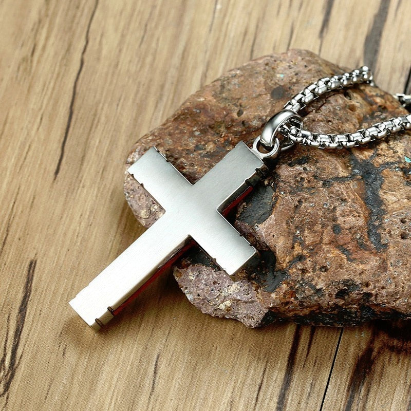 Wooden Cross Necklace For Men 2019 Design Rosewood Jewelrify