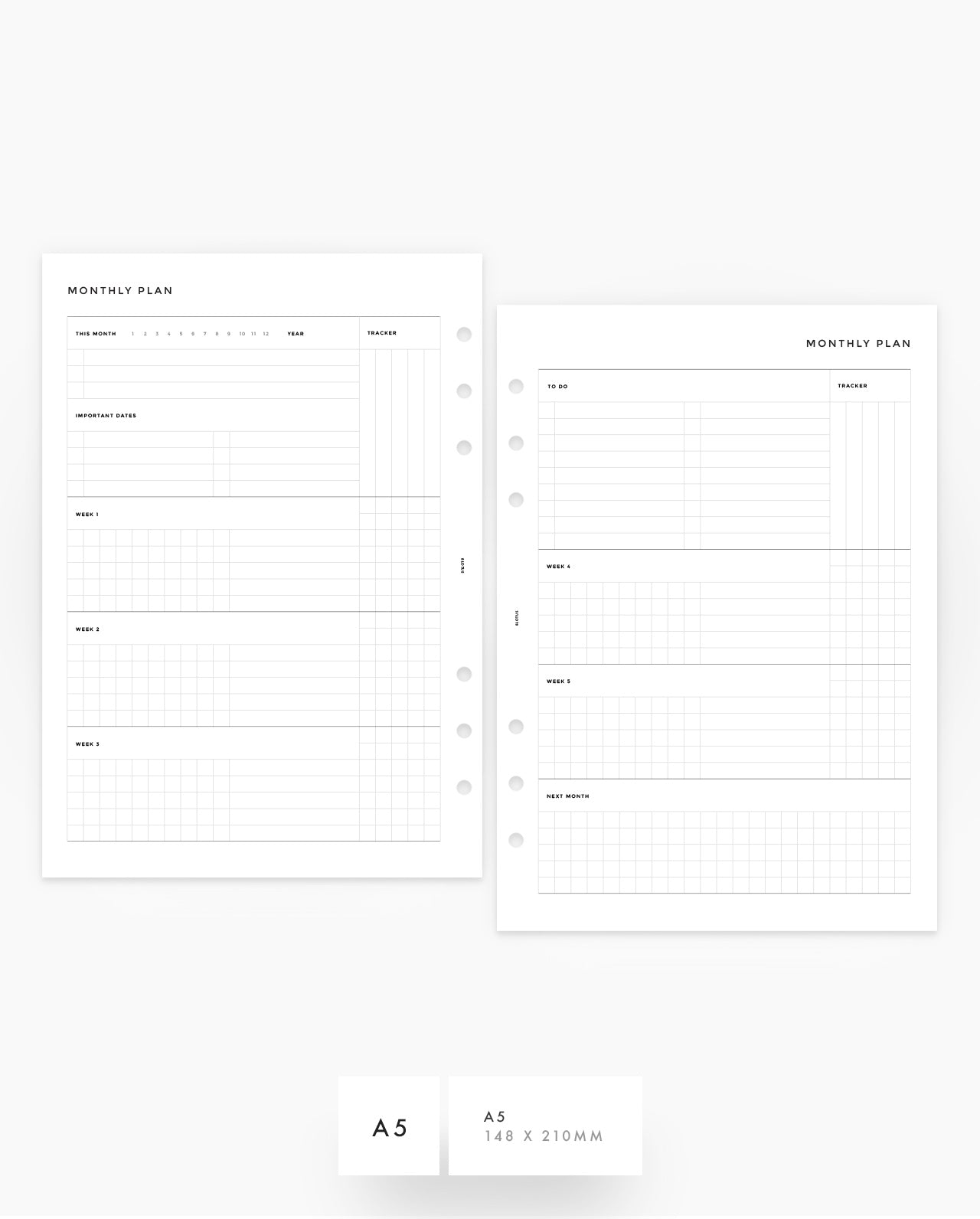 Mn175 Monthly Planner Daily Tracker Mo2p Pdf