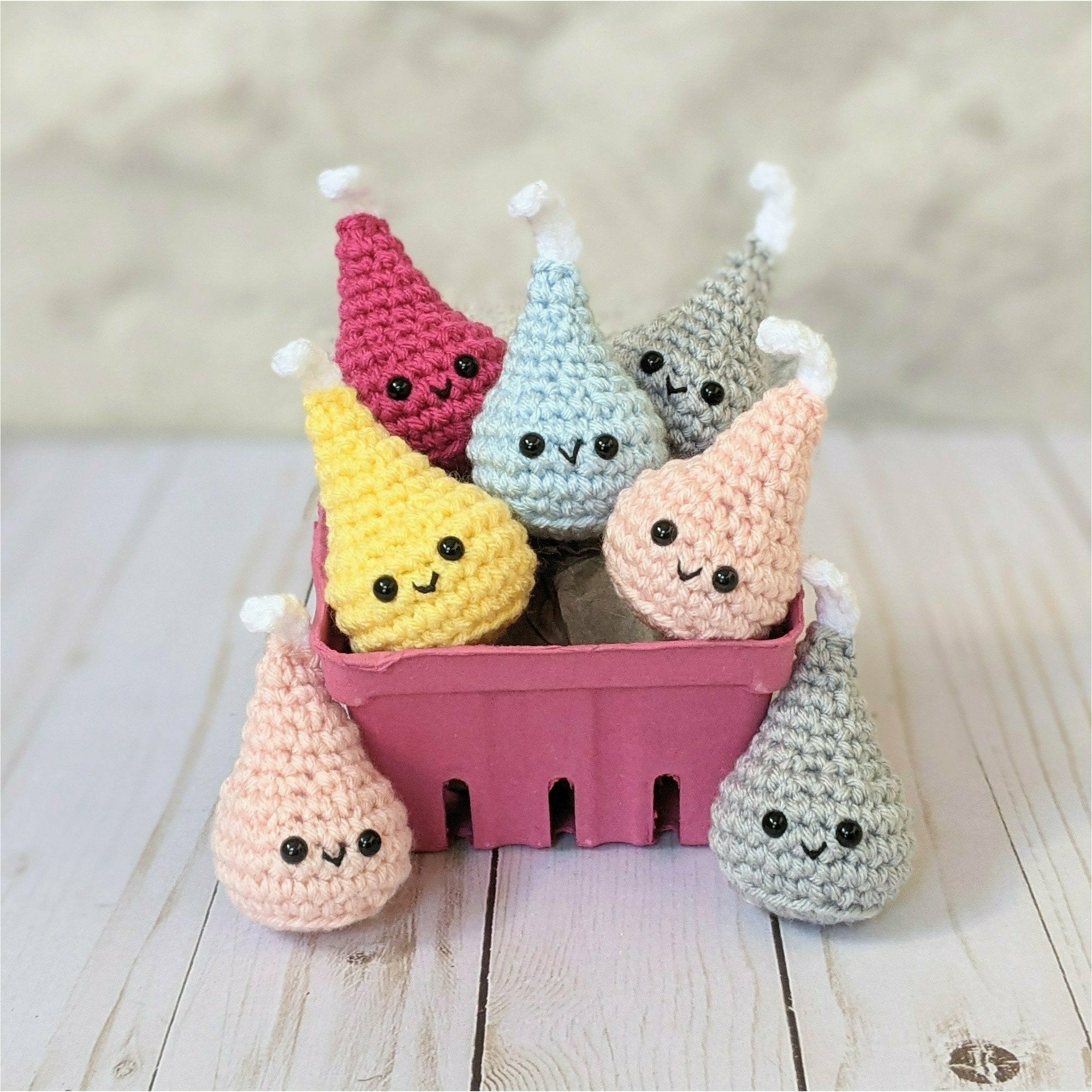 Crochet Pattern Hershey Kiss Amigurumi Candy Kawaii Plush Play Fo