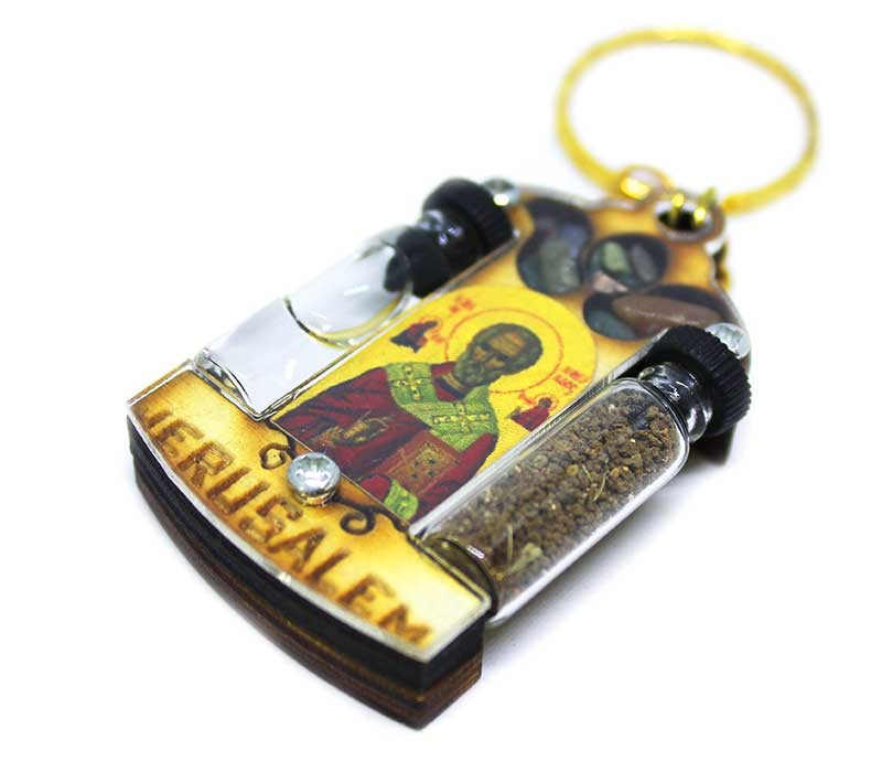 Key Chain Jerusalem Soil And Holy Water 2 Jerusalem Spirit T Store