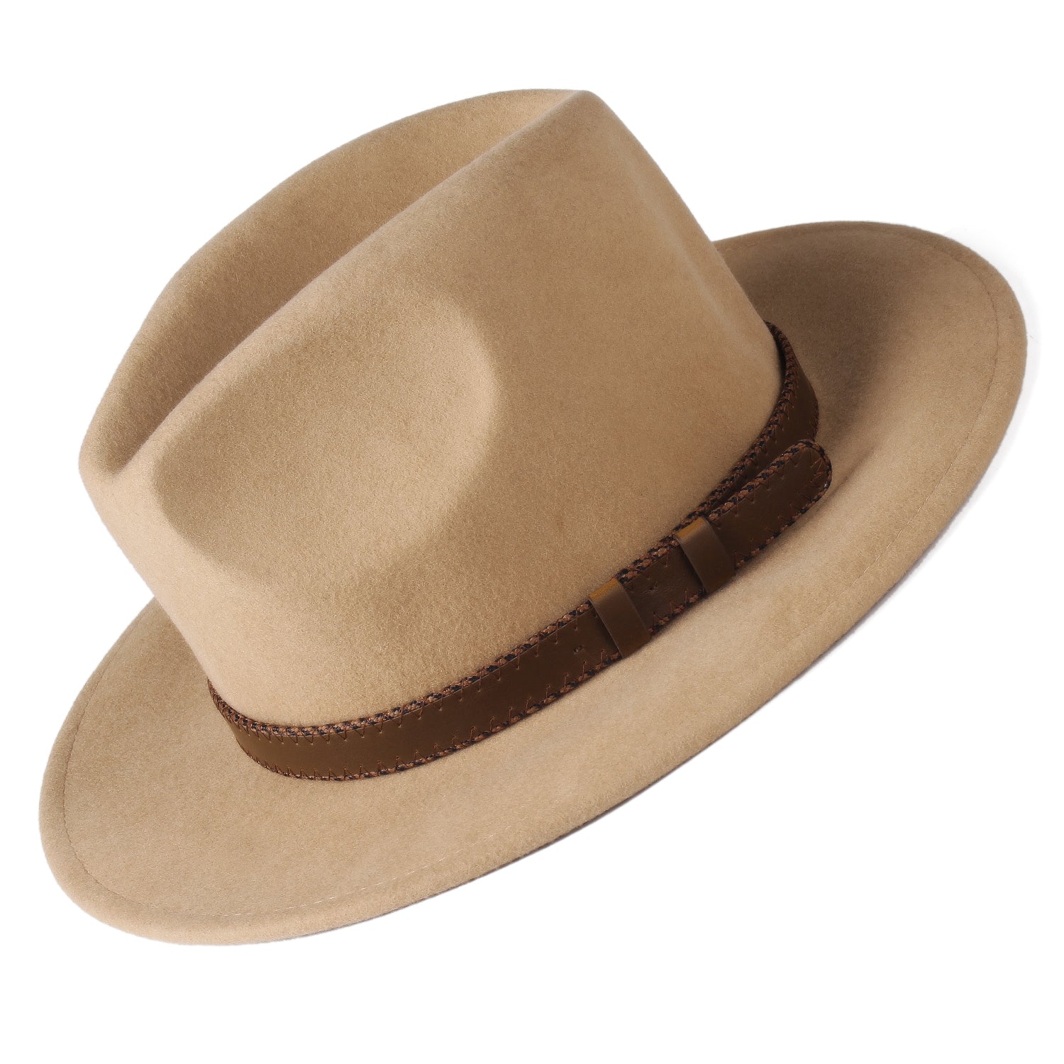 Furtalk Fedora Hats For Men Women 100 Australian Wool Felt Wide Brim