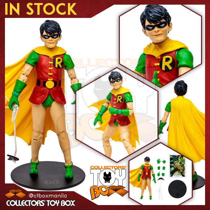 Mcfarlane Toys Dc Multiverse Dc Rebirth Robin Dick Grayson Gold Lab