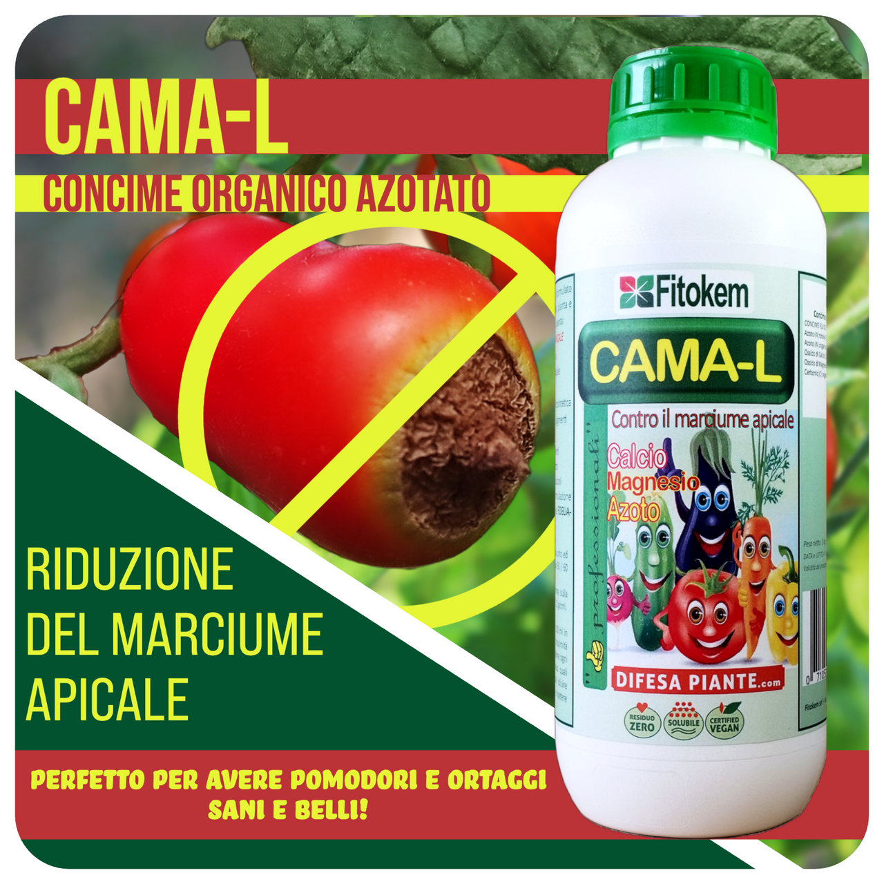 Cama L 1 Kg Concime Calcio Magnesio Per Orto Contro Marciume Apicale 1