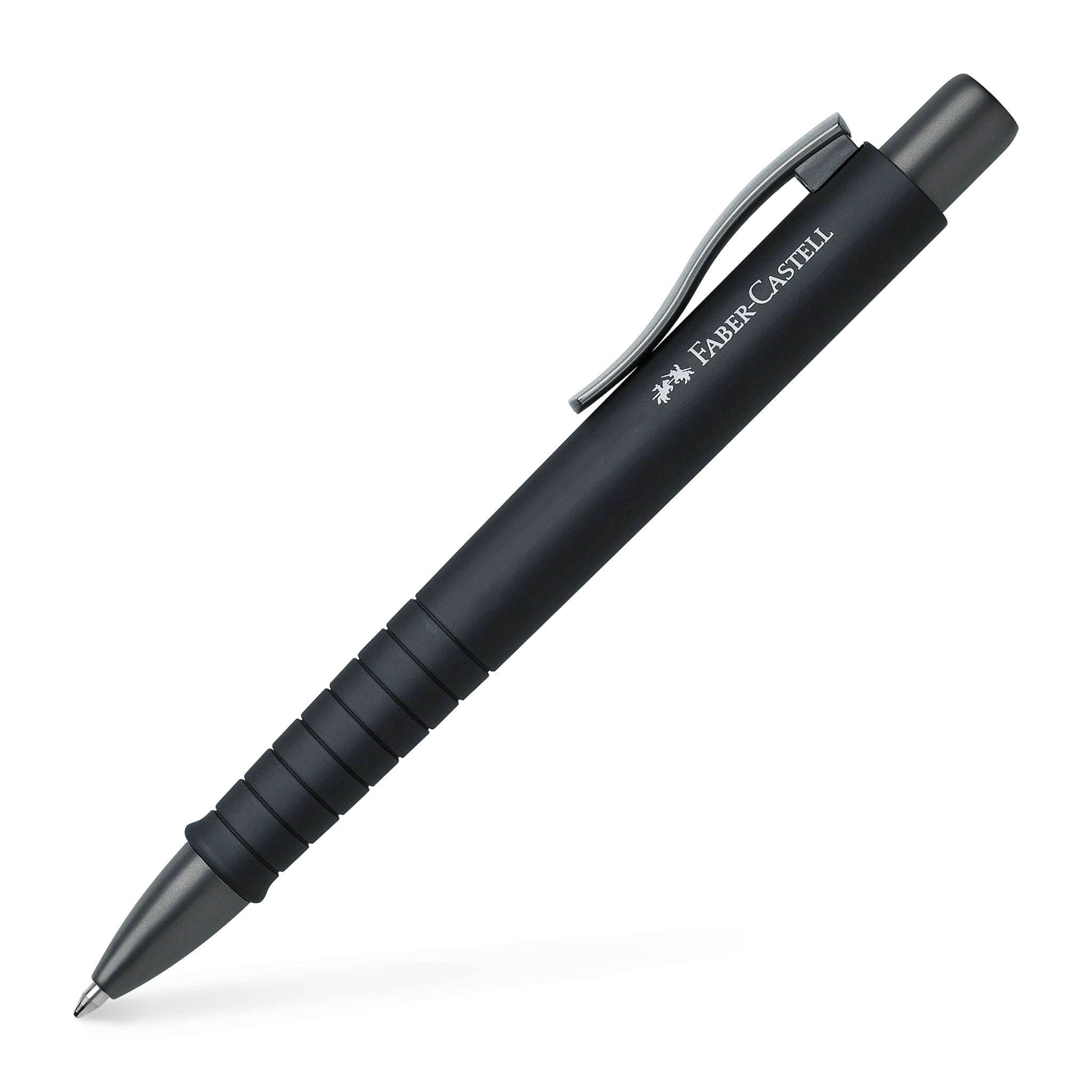 Poly Ball Xb Ballpoint Pen All Black Faber Castell Usa