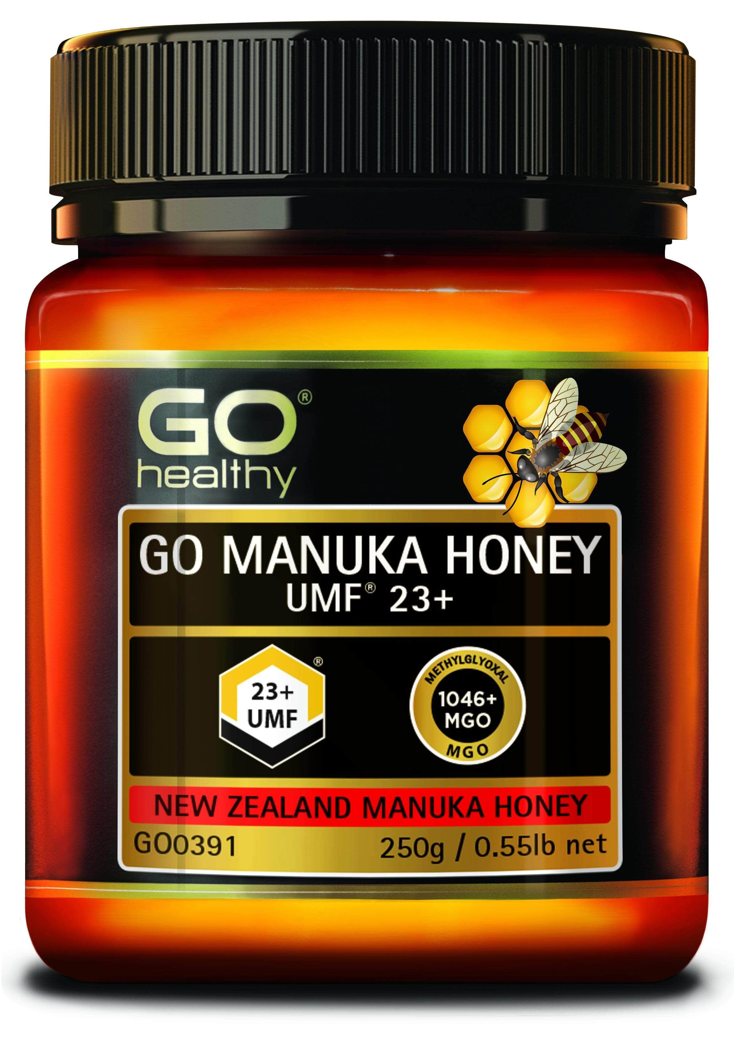 Go Healthy Manuka Honey Umf 23 250g Sportsfuel Supplements Nz