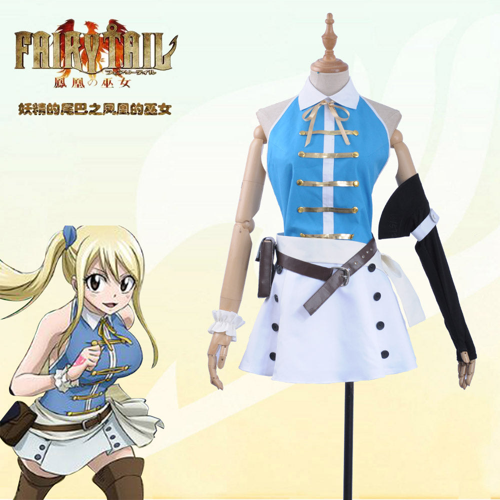 Costumes Fairy Tail Lucy Heartfilia Uniform Dress Cosplay Costume