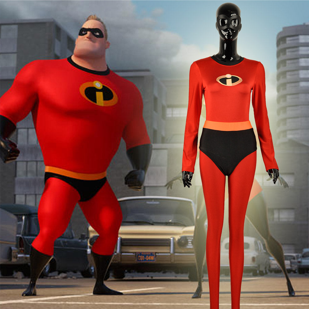 Cosplayflying Buy The Incredibles 2 Jumpsuit Red Bodysuit Elastigirl