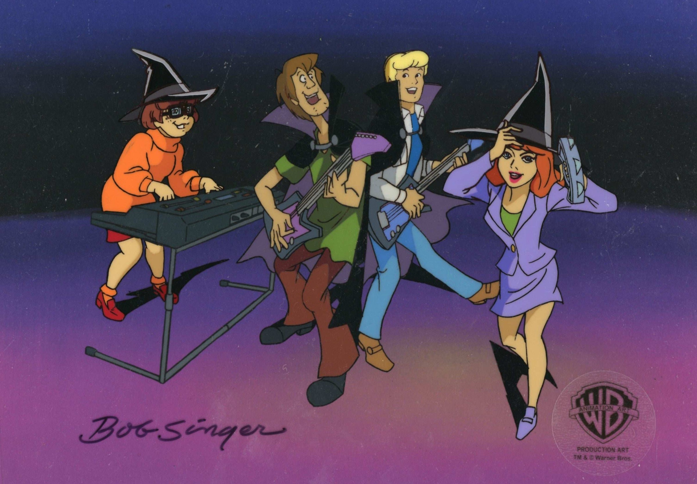 Scooby Doo And The Witchs Ghost Original Production Cel Shaggy Fred