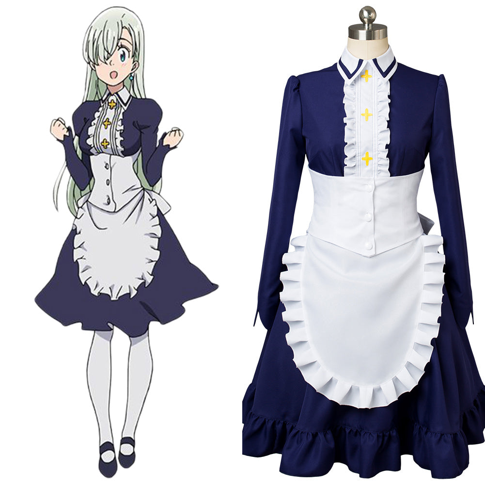 Seven Deadly Sins Nanatsu No Taizai 2 Elizabeth Liones Cosplay Costume