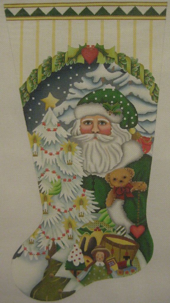 Melissa Shirley 1351 Toy Santa Stocking