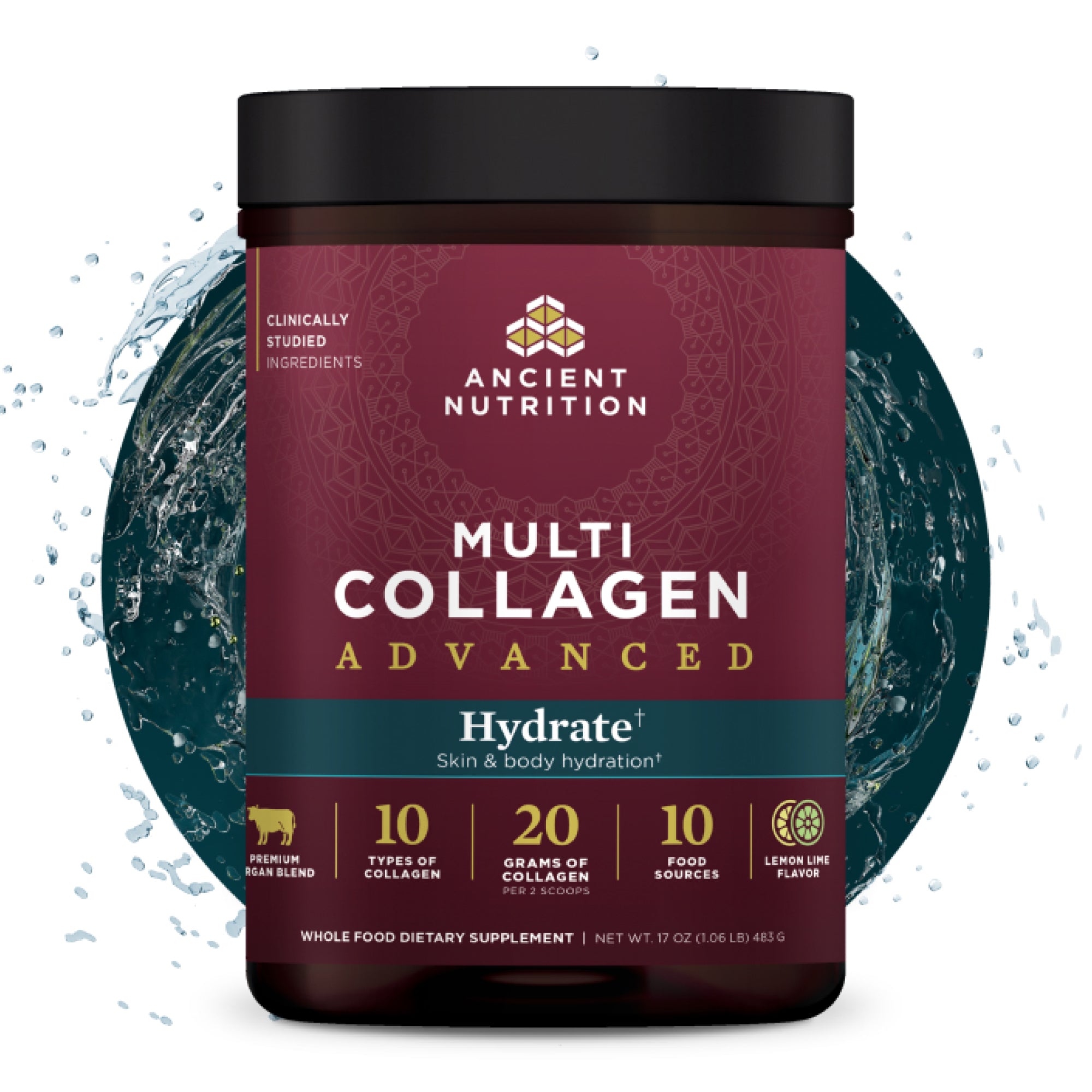 Multi Collagen Advanced Hydrate Ancient Nutrition Dr Axe