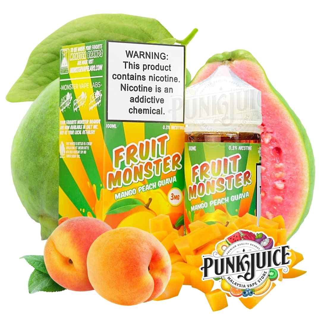 Fruit Monster Mango Peach Guava 100ml Punk Juice Vape Store