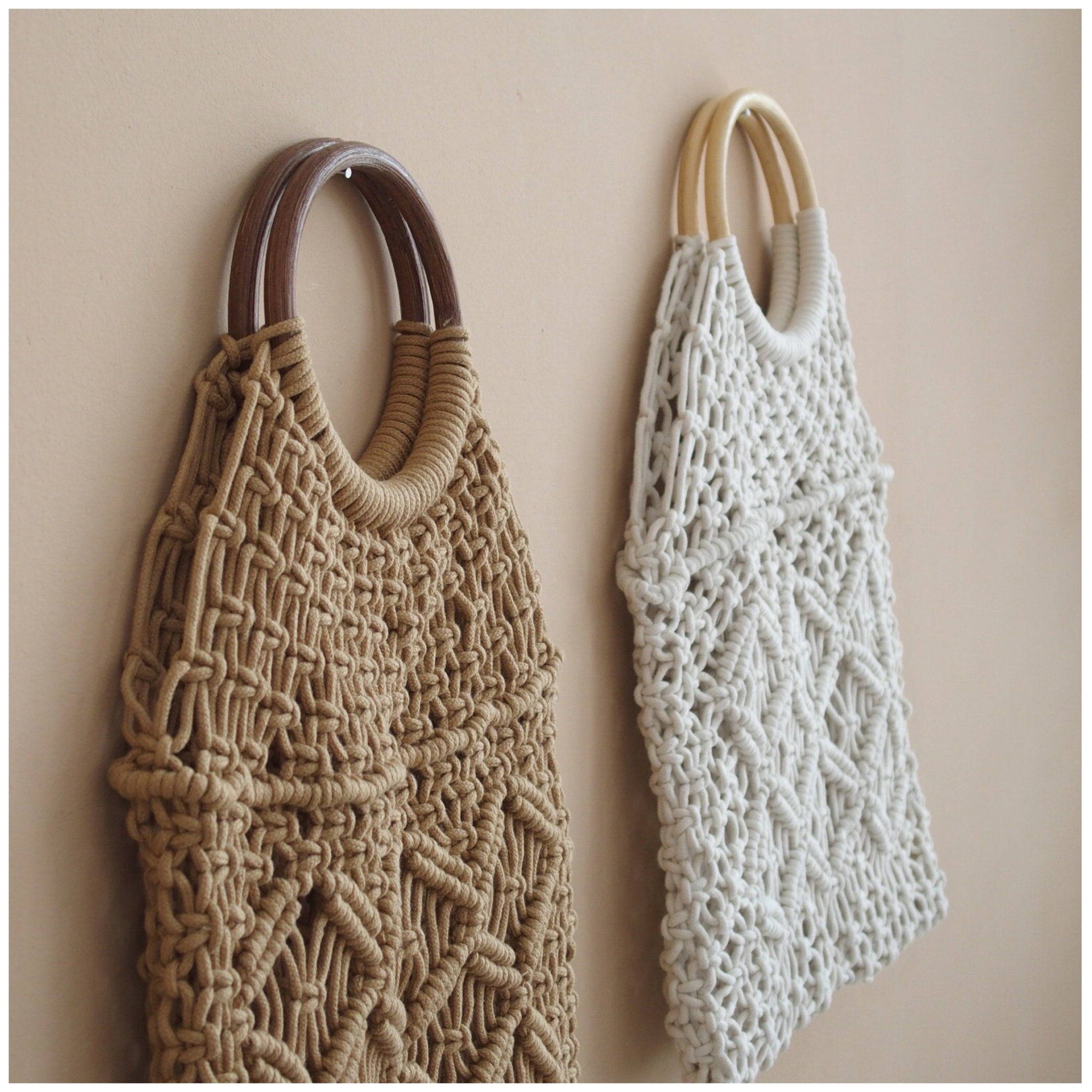 Crochet Bag With Wooden Handles Pattern Img Probe