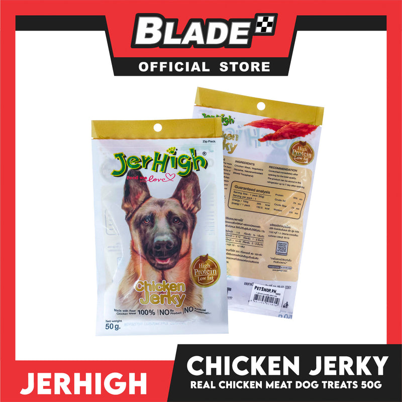 Jerhigh Chicken Jerky With Real Chicken Meat 50g Dog Treats Bladeph