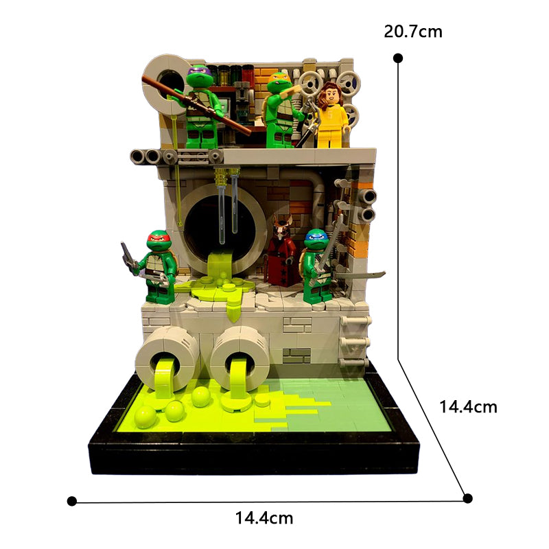 Tmnt Sewer Diorama Moc Ninja Turtles Ubicaciondepersonascdmxgobmx