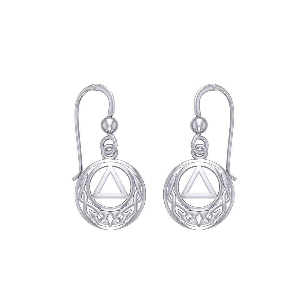 Celtic Aa Recovery Silver Earrings Ter1376 Peter Stone Jewelry