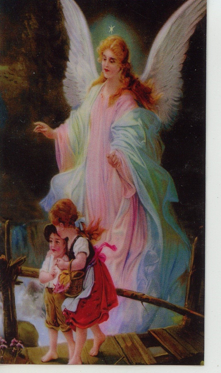 Guardian Angel Prayer Laminated Holy Cards Quantity 25 Cards