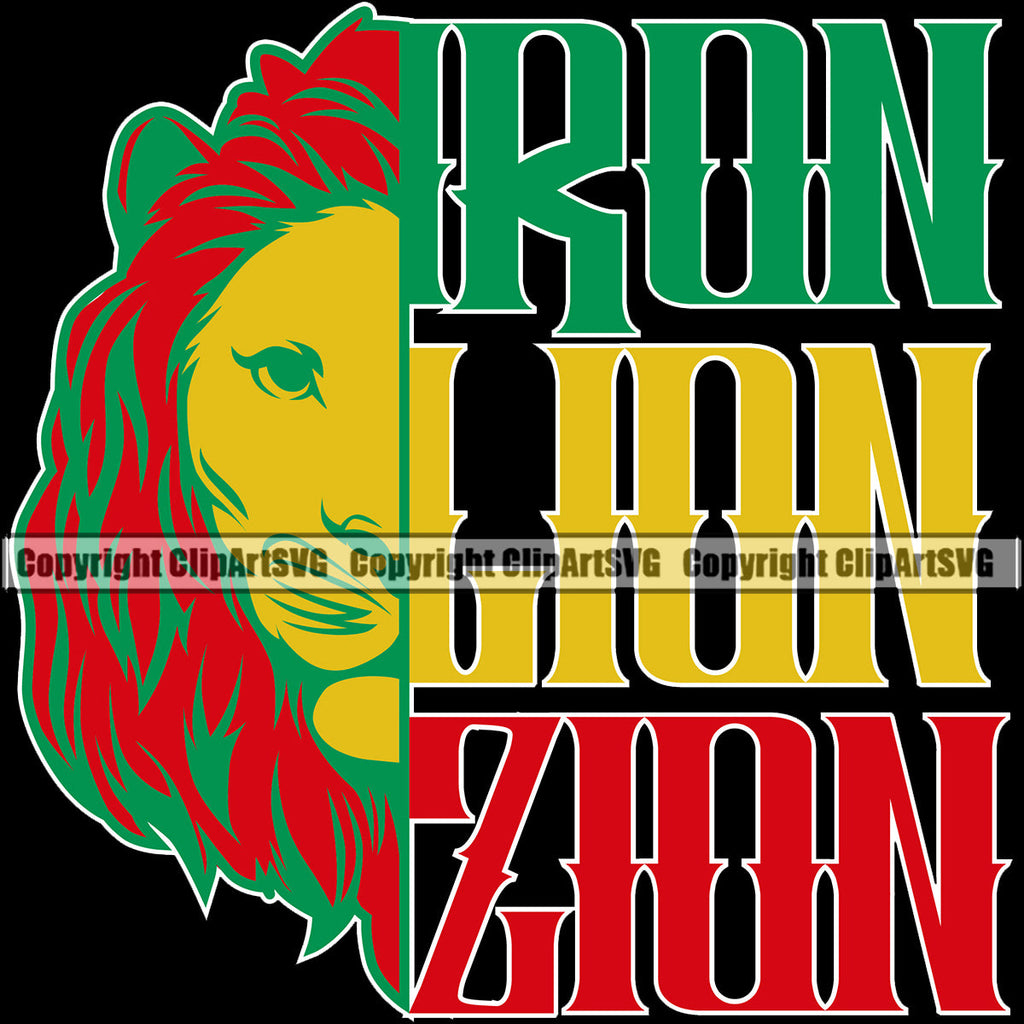 Rasta Reggae Flag Lion Lions Rastafari Rastafarian Pride Jamaica