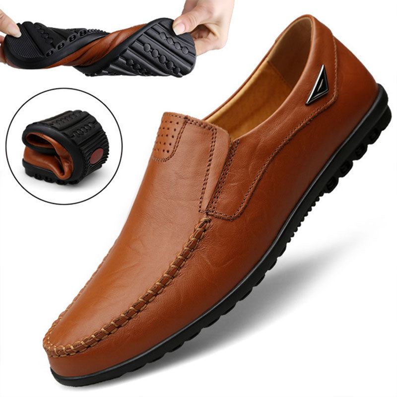 Genuine Leather Breathable Casual Loafers