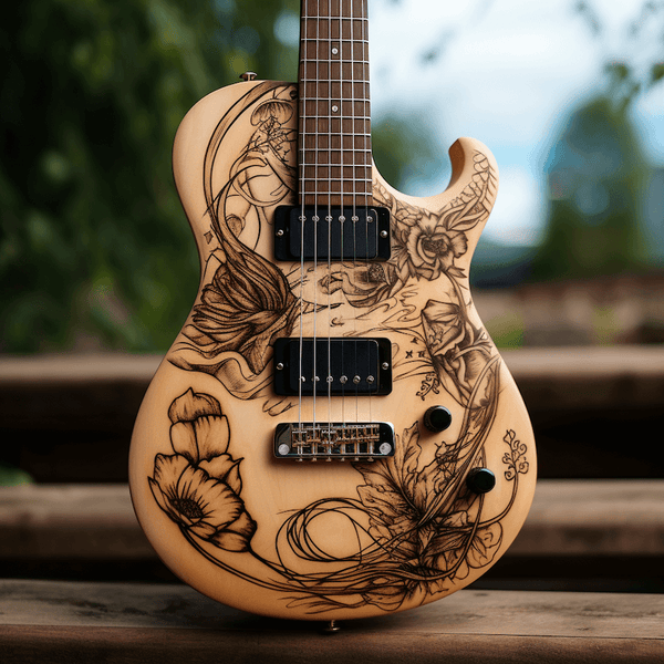 Guitar Pyrography Wood Burning Art Guitar Kit World