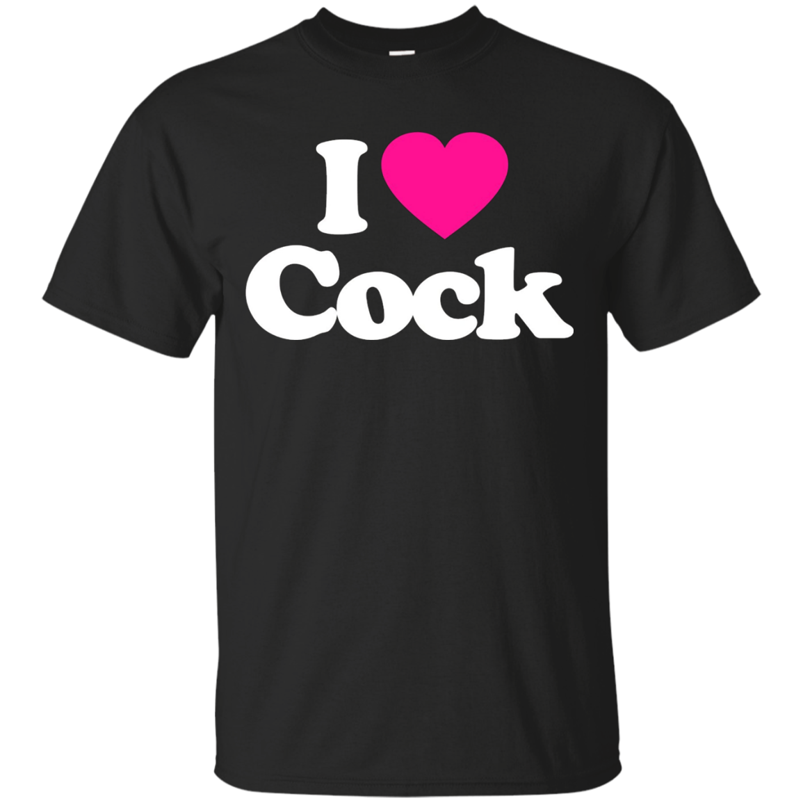 I Love Heart Cock Funny T Shirt Shirt Design Online