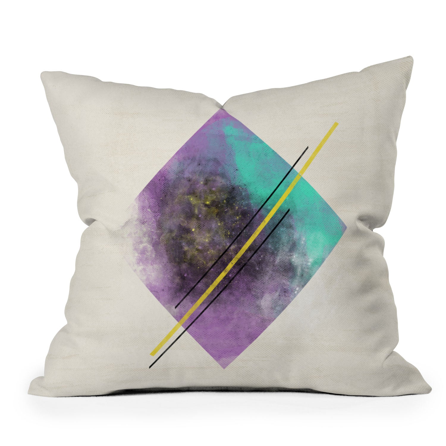 Color Explosion 2 Throw Pillow Allyson Johnson