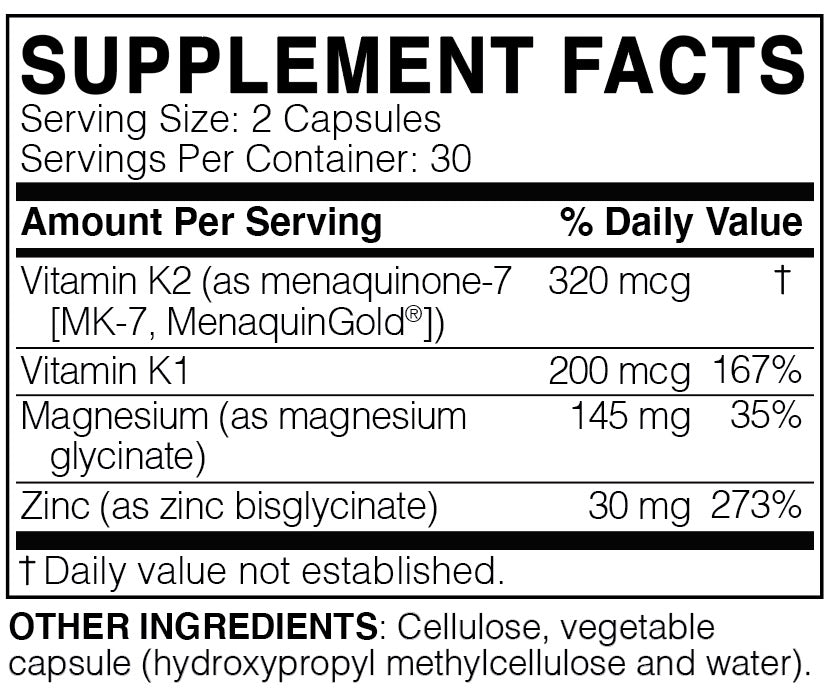 Megaquinone K2 7 Mountain States Health Products Inc