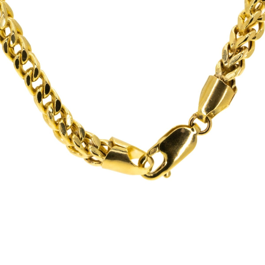 14kt Yellow Gold Square Franco Chain Giorgio Conti Jewelers