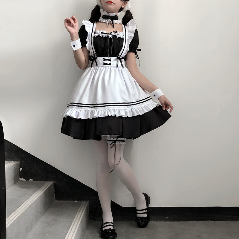 Lolita Maid Dress Cosplay Costume Maid Outfit Cosplay Gothic Dress Wom