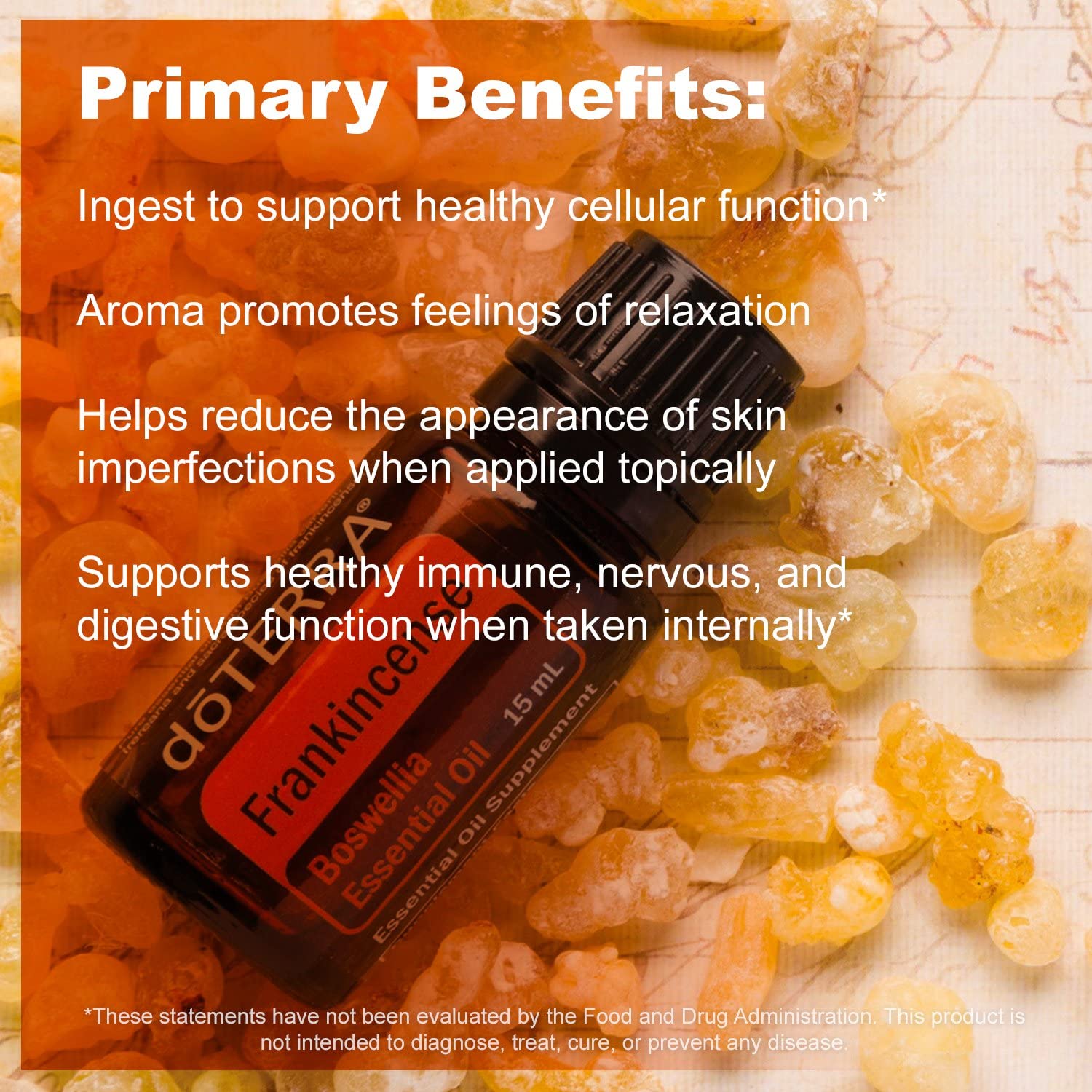 Doterra Frankincense Essential Oil Supports Healthy Cellular Functio