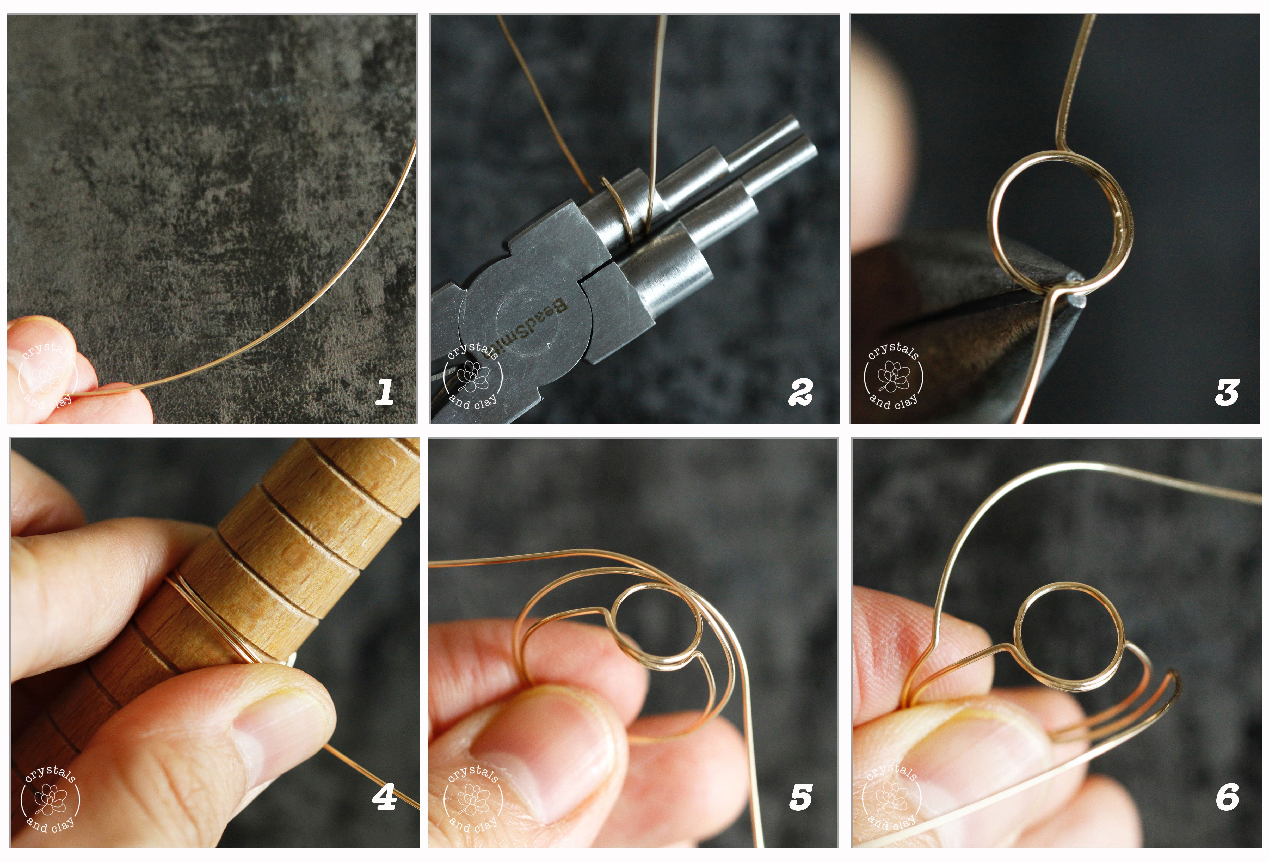 How To Make Wire Wrapped Rings For Three Different Shape Gemstones