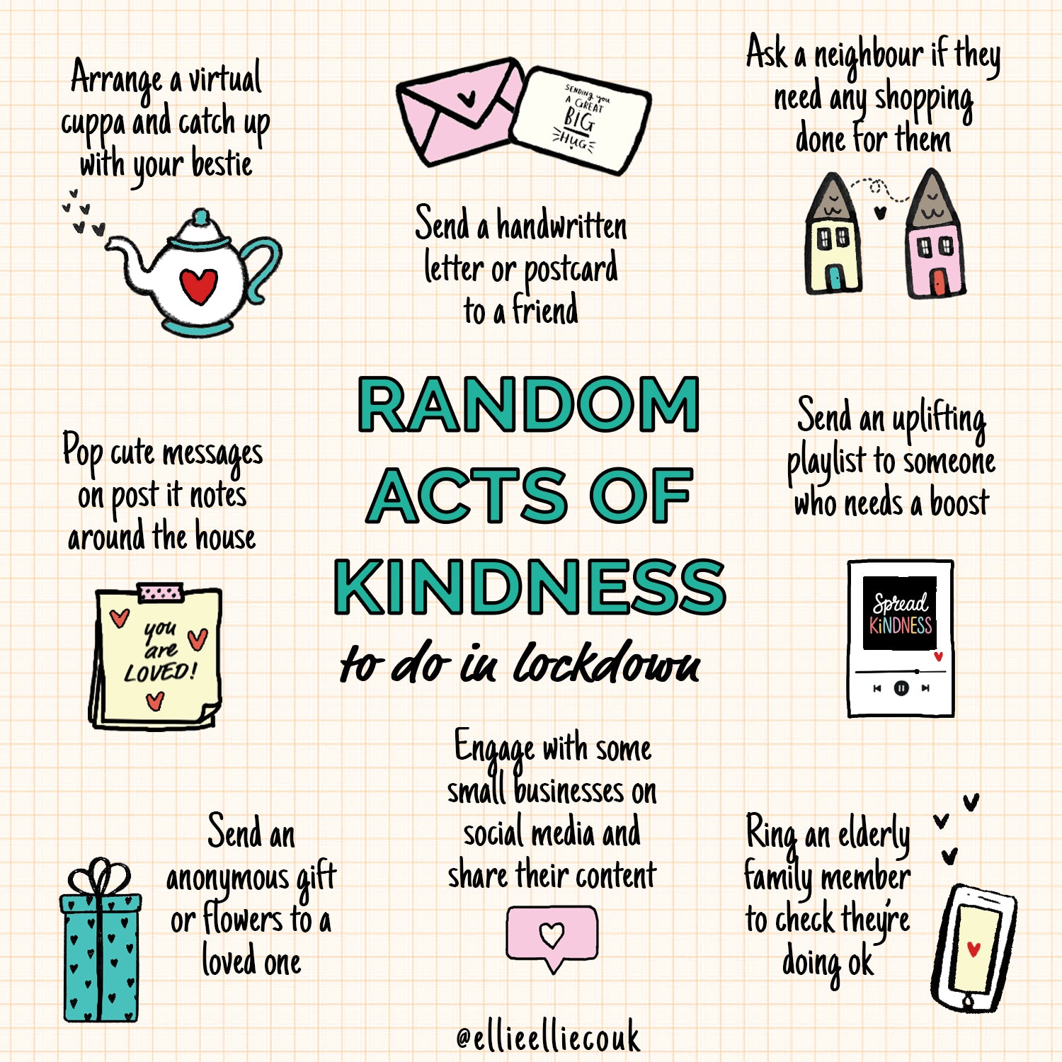 Random Acts Of Kindness Week 2024 Printable Irena Saloma