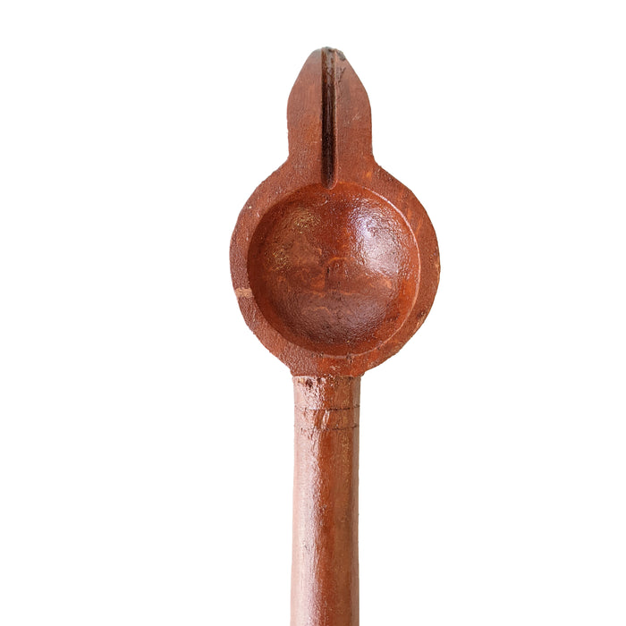 Swaha Wooden Havan Spoon Dark Brown Color Sruba And Sruchi Homam Spoon