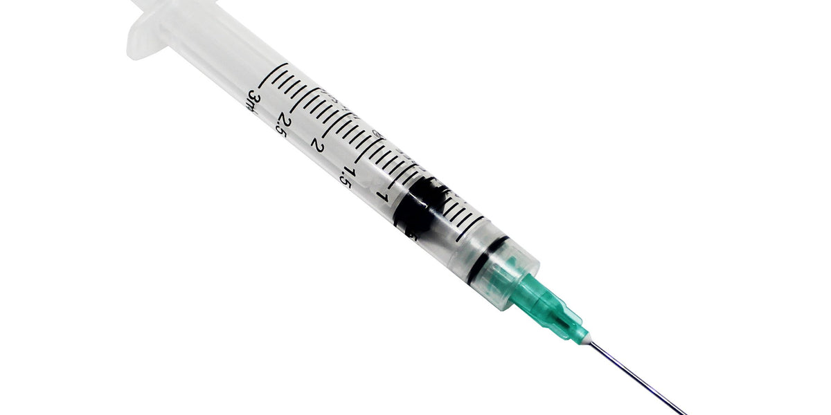 Rays 3ml Safety Retractable Syringe With 21g Hypodermic Needle — Raymed