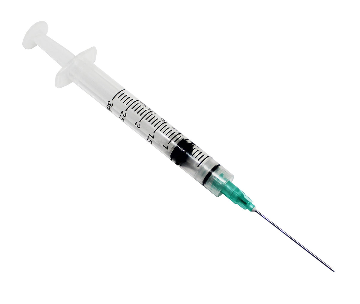 Rays 3ml Safety Retractable Syringe With 21g Hypodermic Needle — Raymed