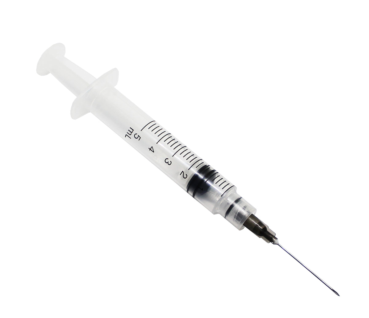 Rays 5ml Safety Retractable Syringe With 22g Hypodermic Needle — Raymed