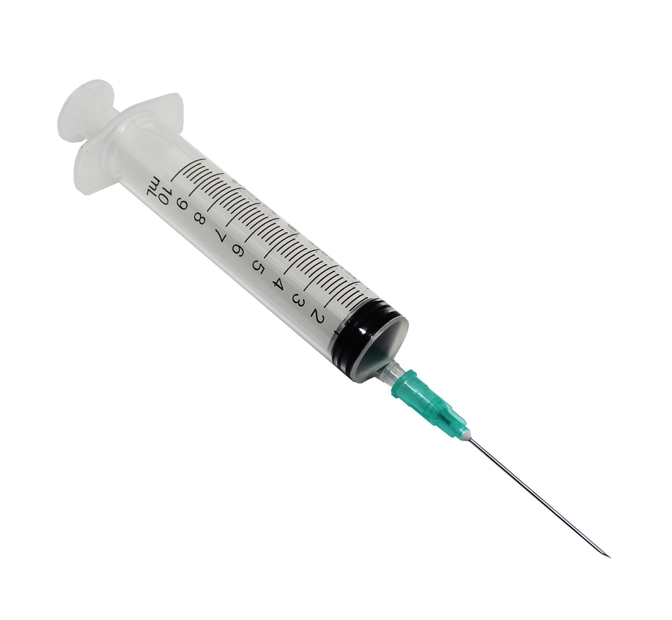 10ml Syringe With 21g Hypodermic Needle Eccentric Rays Injlight — Raymed