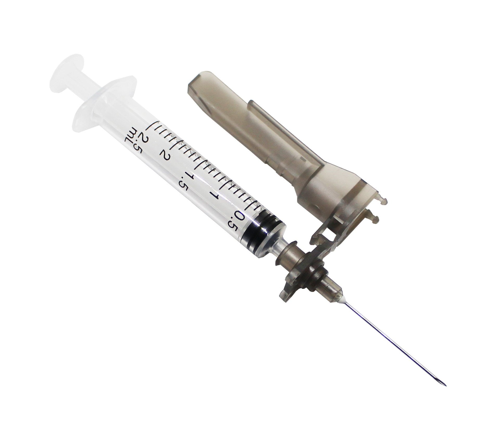 Syringe With Safety Needle 25ml 5ml 10ml 21g 22g Hypodermic — Raymed