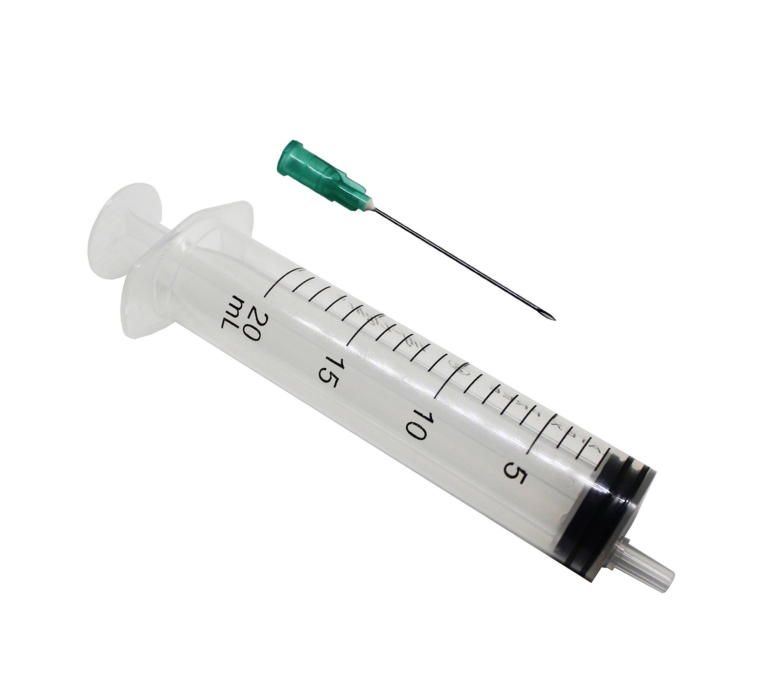 20ml Syringe And Needles 21g X 1 12 Inch Hypodermic Eccentric Rays Inj