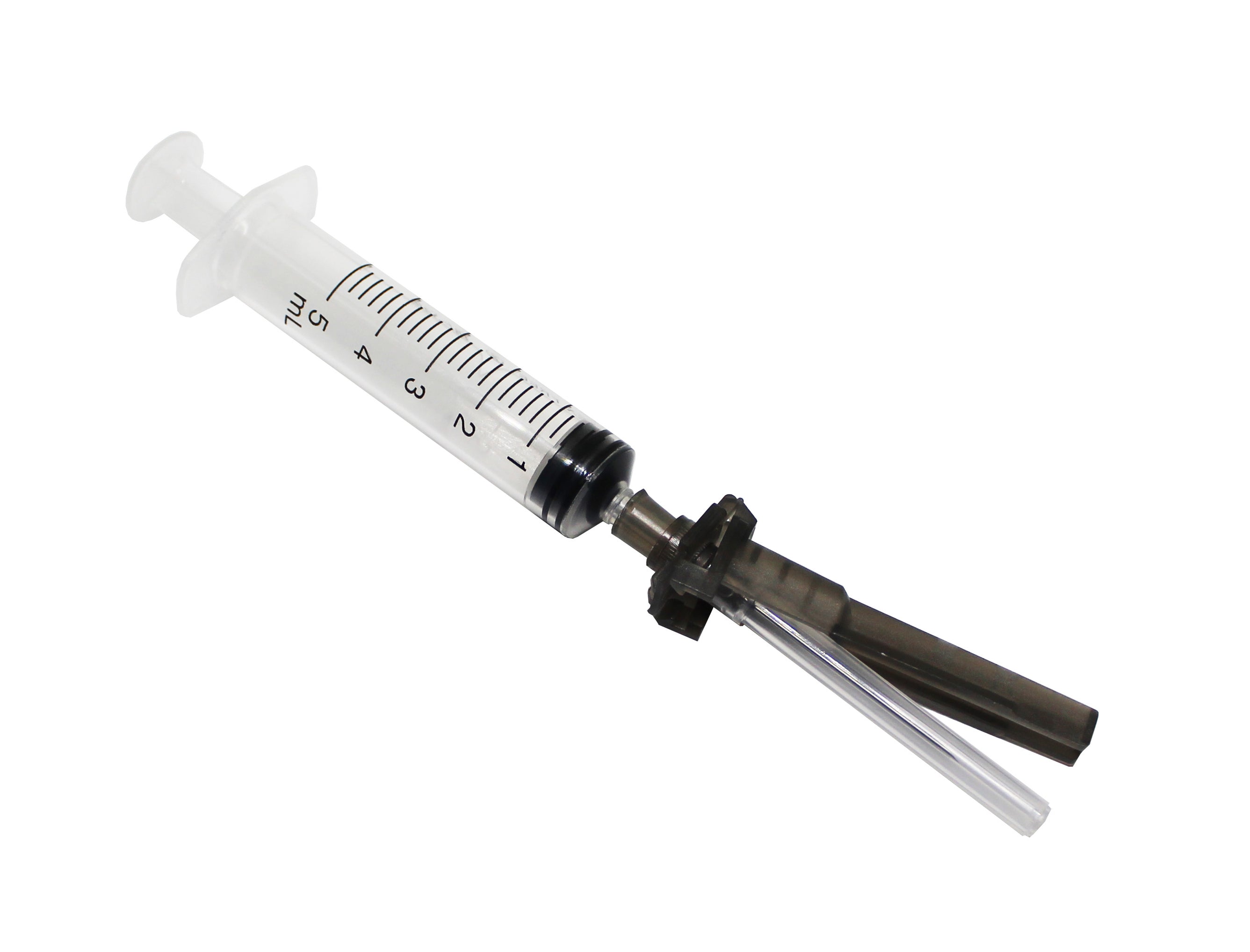 Rays 5ml Syringe With Safety 22g Hypodermic Needle — Raymed