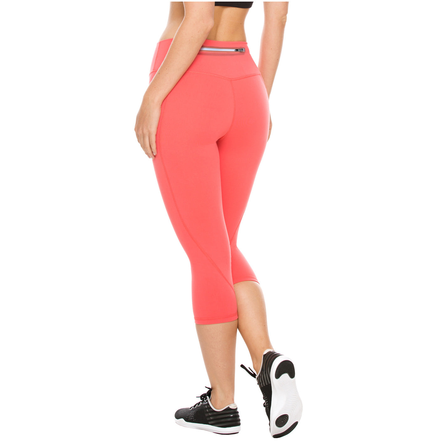 Activewear Womens Mid Rise Workout Capri Leggings Flexmee Us