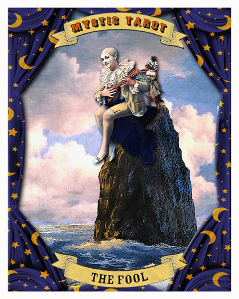 The Fool Mystic Tarot 8 X 10 Matted Print Tarot By Duck Soup