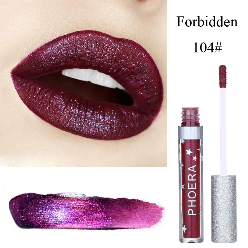 Phoera® Lipstick Matte To Glitter Flip Lip Sexy Lip Gloss Moisturising