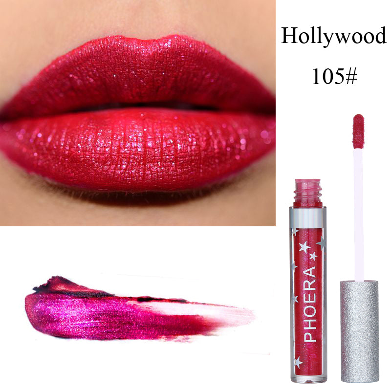 Phoera® Lipstick Matte To Glitter Flip Lip Sexy Lip Gloss Moisturising