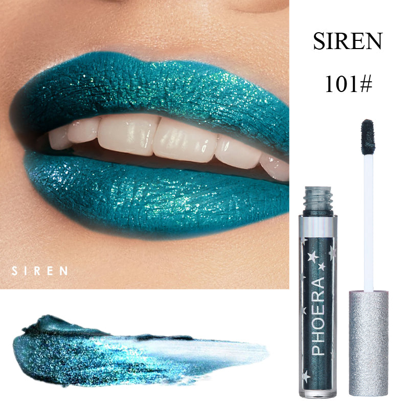 Phoera® Lipstick Matte To Glitter Flip Lip Sexy Lip Gloss Moisturising