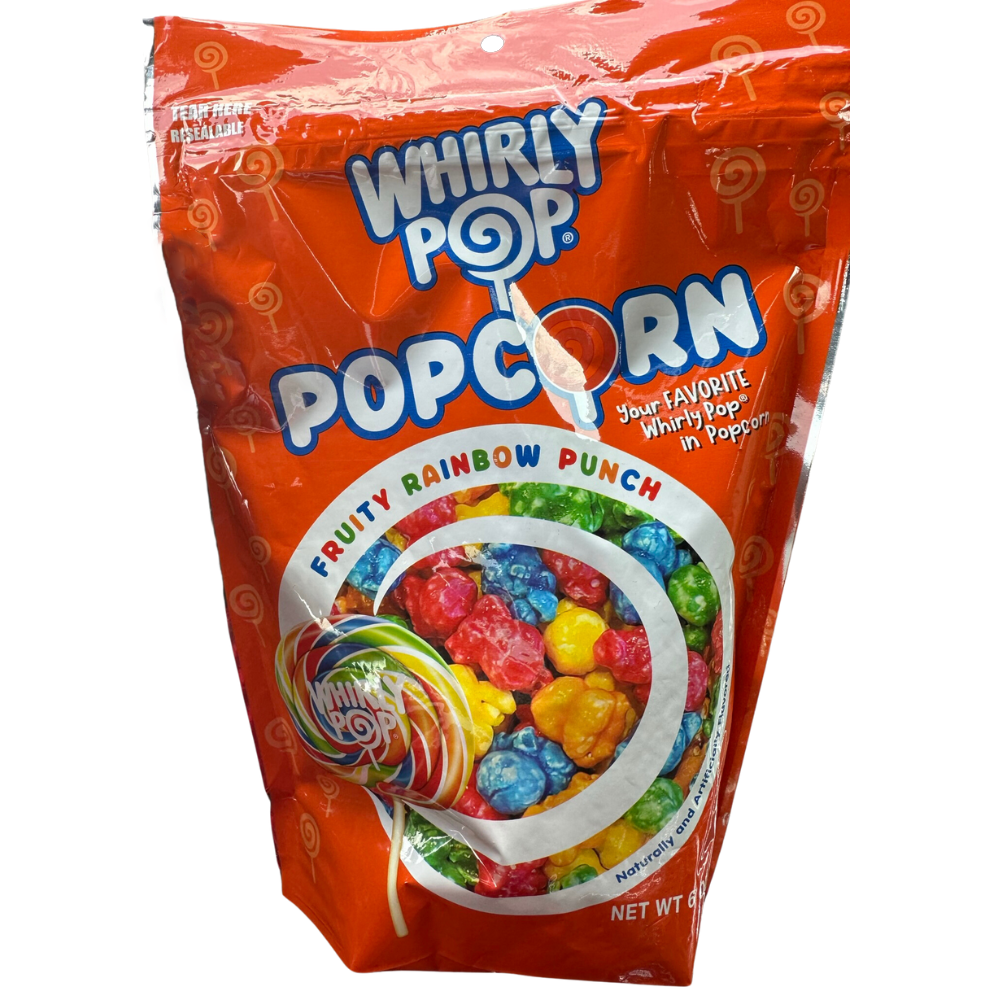 Whirly Pop Popcorn Fruity Rainbow Punch Exotic Pop